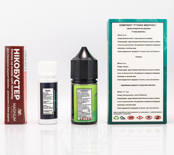 Жидкость Fucked Salt Menthol 30ml 25mg на солевом никотине со вкусом